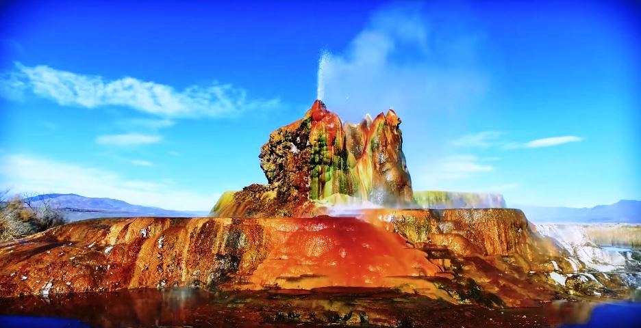 Fly Geyser, Nevada - Created Accidentally During Well Drilling ...