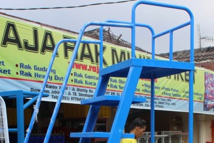 TANGGA DORONG | RAK GONDOLA MINIMARKET SUPERMARKET | RAK TOKO INDOMARET ...