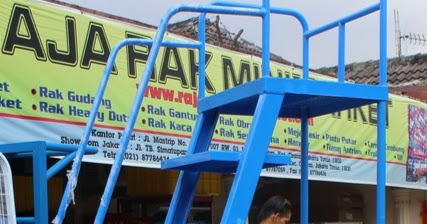 TANGGA DORONG | RAK GONDOLA MINIMARKET SUPERMARKET | RAK TOKO INDOMARET ...