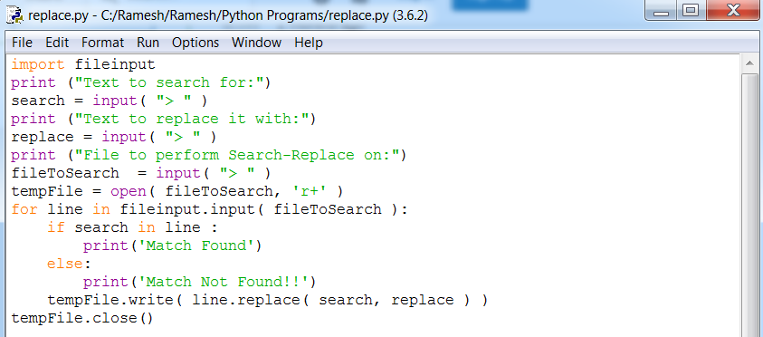 PYTHON BASICS - RAMESH'S BLOG