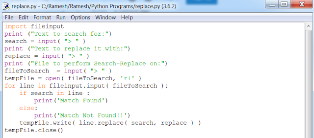 PYTHON BASICS - RAMESH'S BLOG