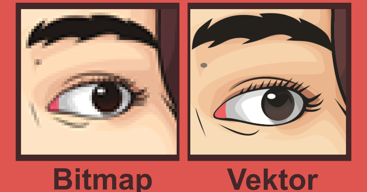 Perbedaan Vektor dan Bitmap | Vektor Kades - Freelance Graphic Designer ...
