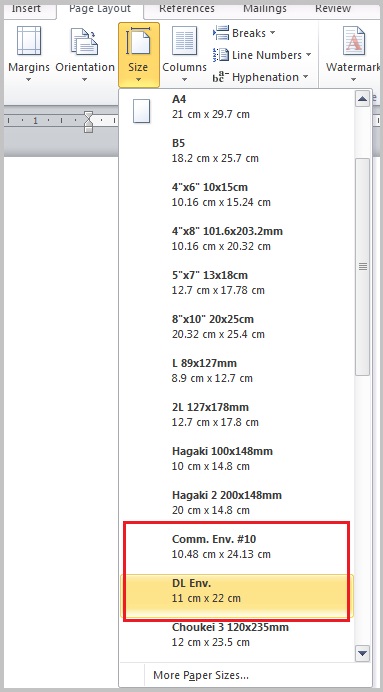 Cara Menulis Alamat di Amplop Dengan Microsoft Word | Lambe Gurah