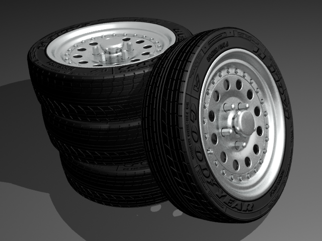 2D & 3D Artist: Wheels with normal maps