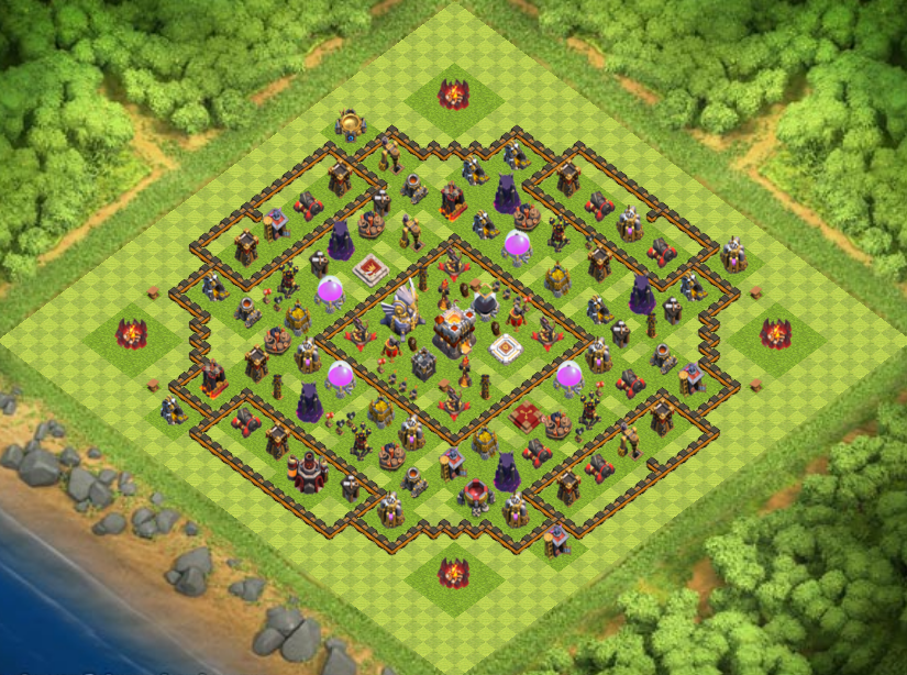 Maps for Clash of Clans