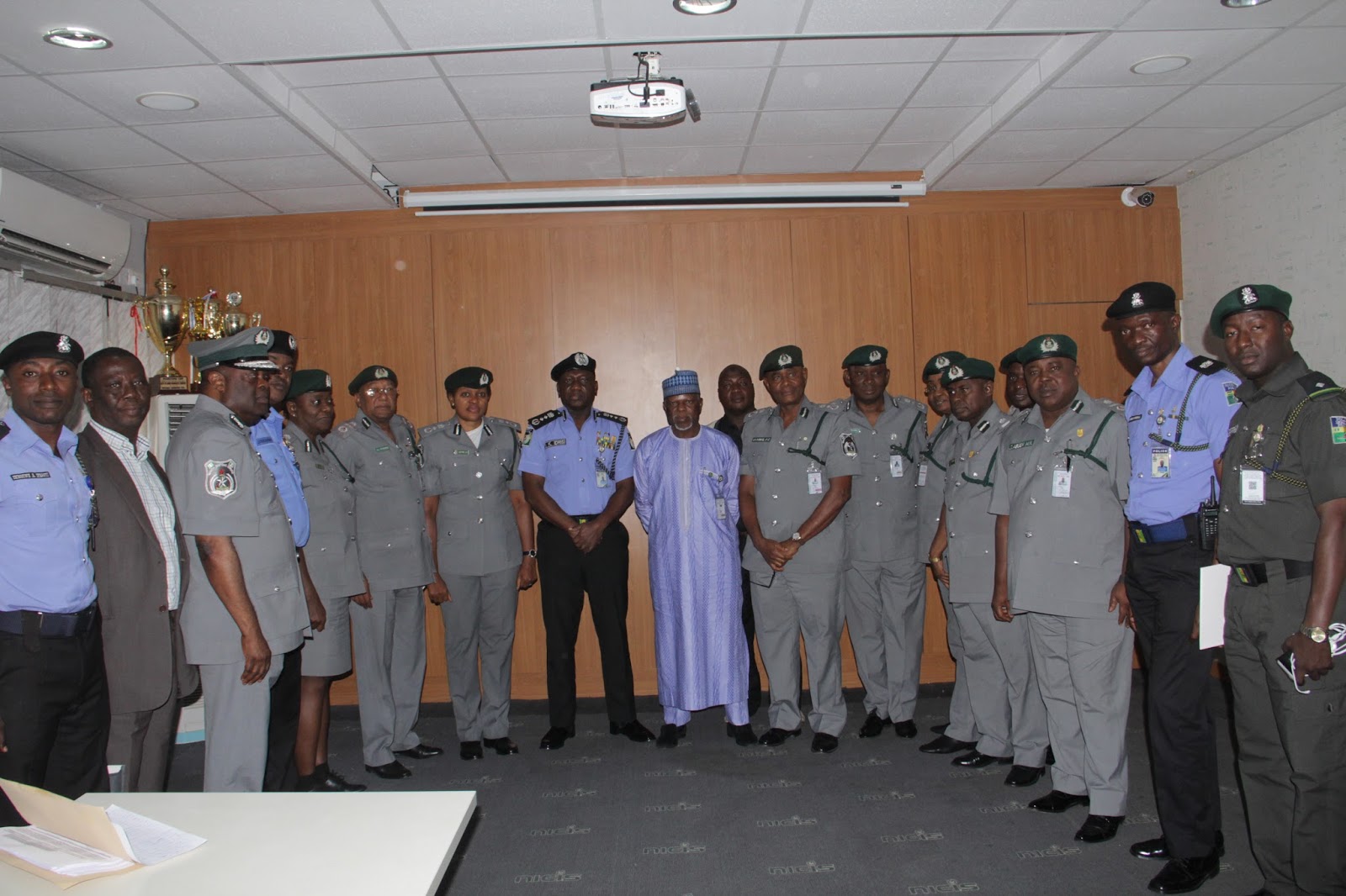 POLICE IG VISITS COMPTROLLER GENERAL OF CUSTOMS,SEEKS AREAS OF COOPERATION