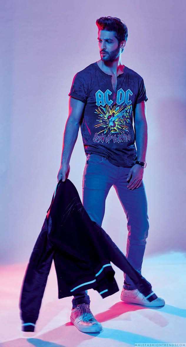 Sami Taha se viste de fiesta para GQ India en fotos de Prabhat Shetty