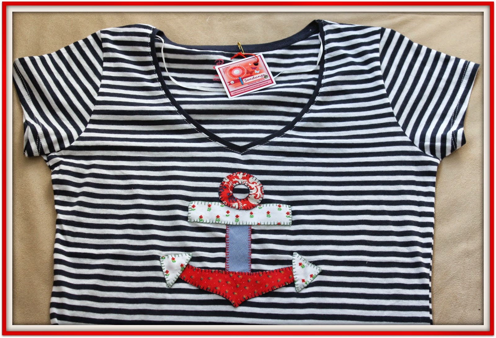 Sandunga Complementos: CAMISETA: Anclada al verano