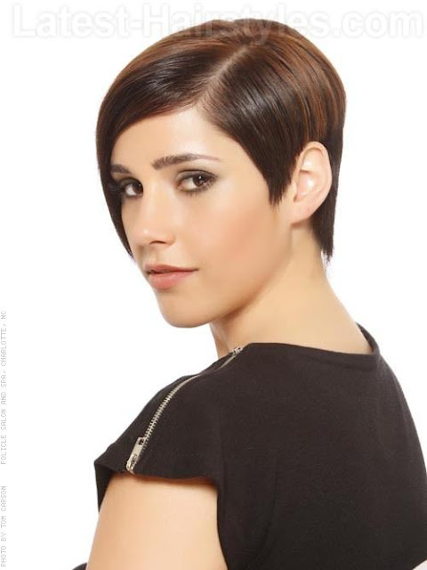 Top Hairstyles Models: Short Black Hairstyles For Women With Geometric ...