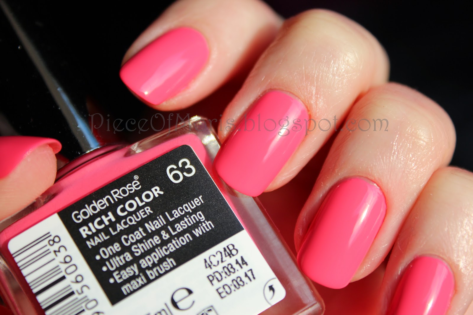 piece of Moris: Golden Rose Rich Color [swatche] nowy kolor - 63