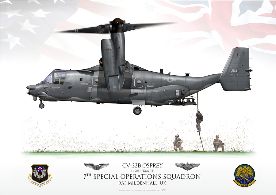 THE USAF RESCUE COLLECTION: USAF 7th SOS / Osprey Patch