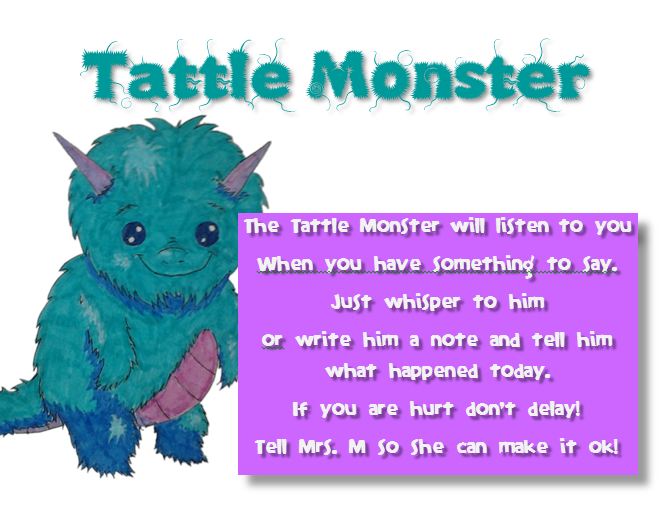 Peacocks and Penguins in the Classroom: Tattle Monsters