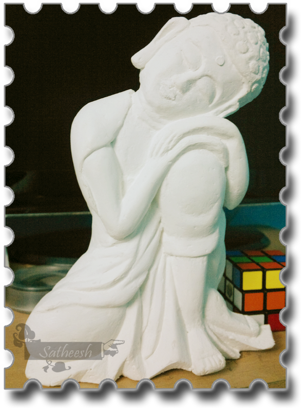 Buddha Thermocol Model