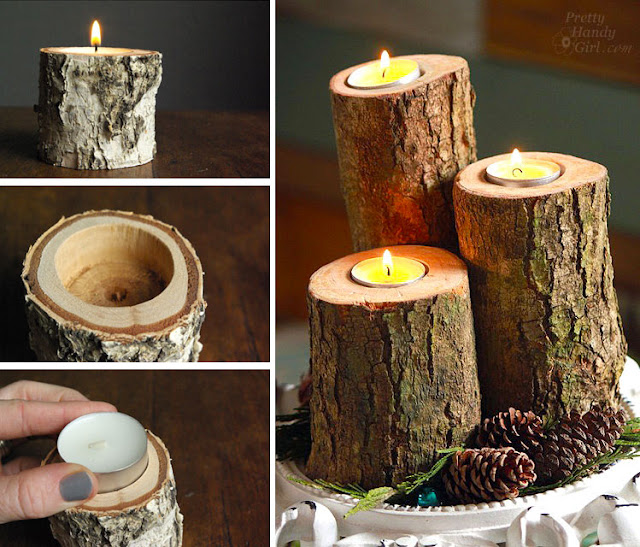 HOUSE FURNISHING WITH LOG AND BRANCHES: 28 IDEAS OF NATURAL DECORATION ...
