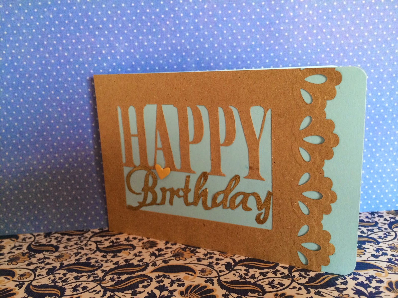 茗之手作部: Papercut Birthday Card
