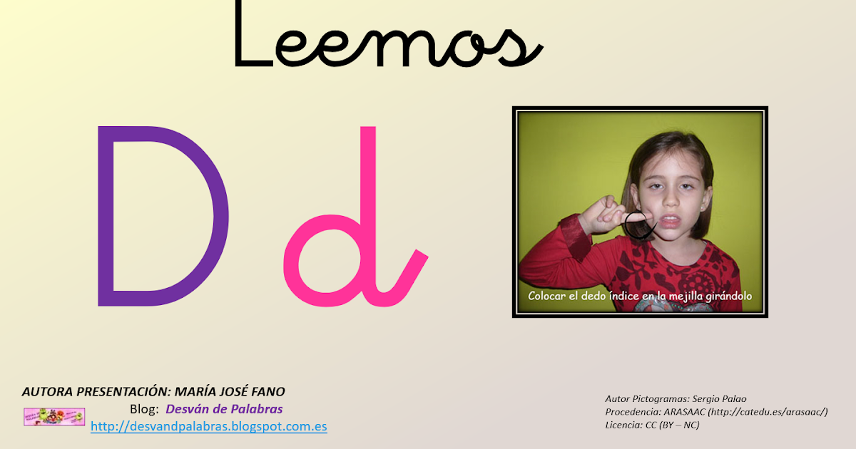 Desván de Palabras: LETRA D
