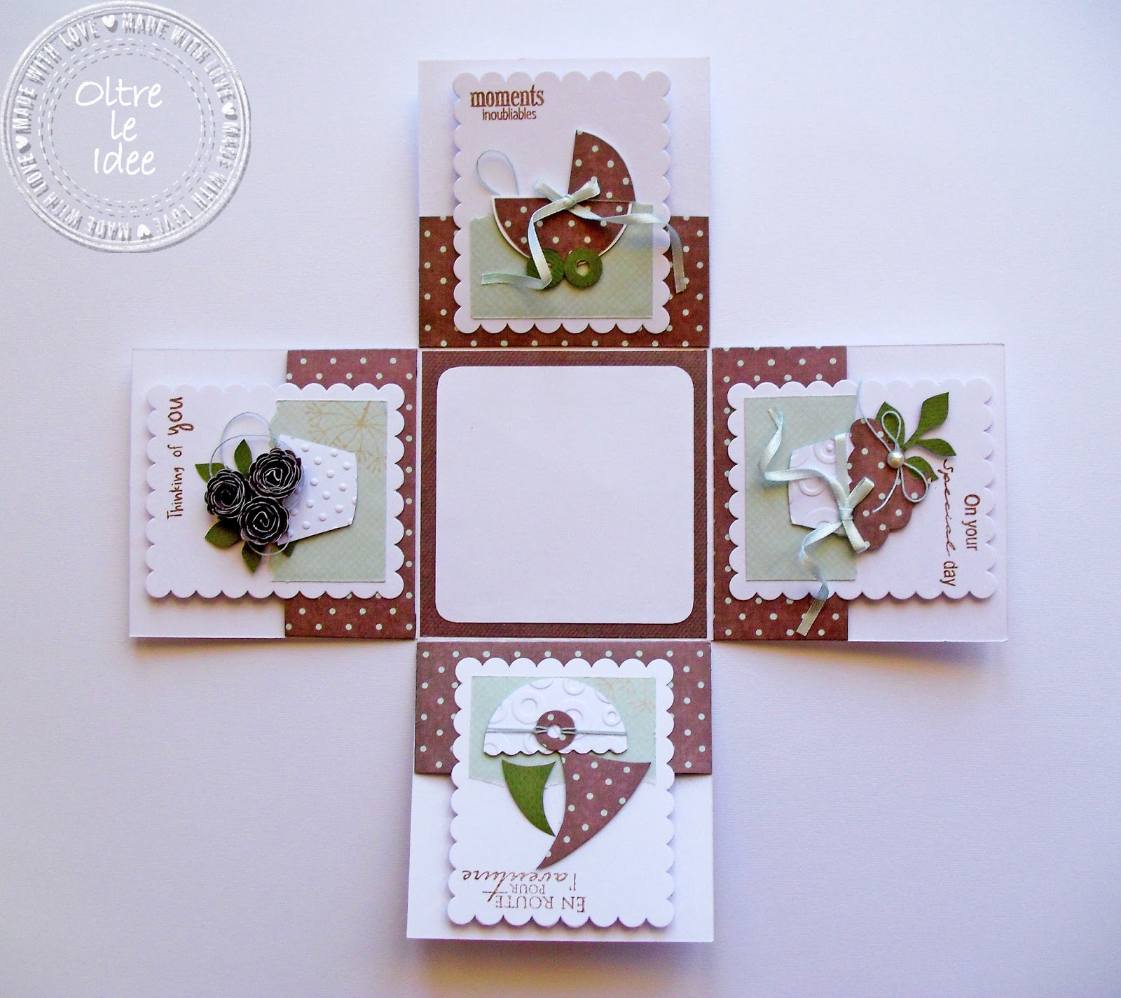 Explosion box card - Oltre le idee