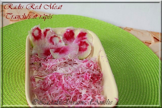 Aux Jardins D'Amélie: Au potager : Le radis Red meat