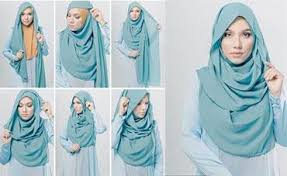 12+ Inspirasi Tutorial Hijab Syar'i Modern Terbaru 2023
