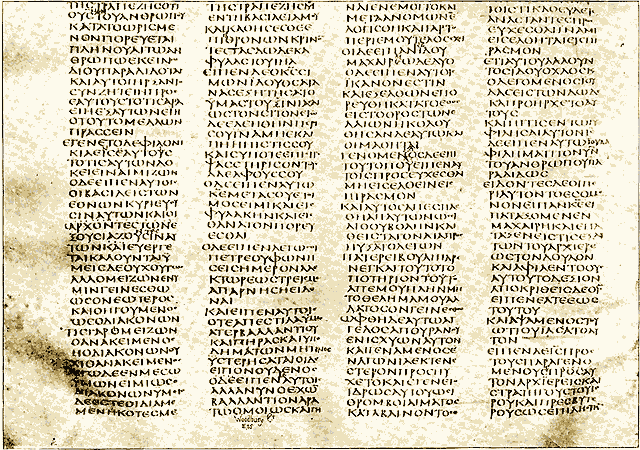 Creencia: Codex Sinaiticus (s. IV)