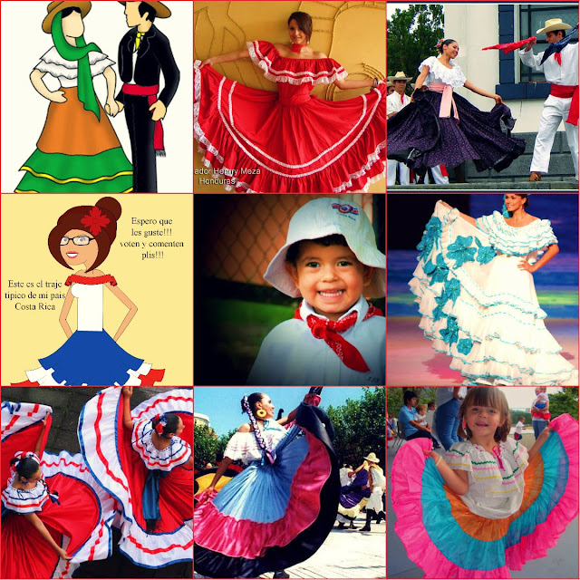 ♥La diversidad de Culturas♥: Vestuario de Costa Rica