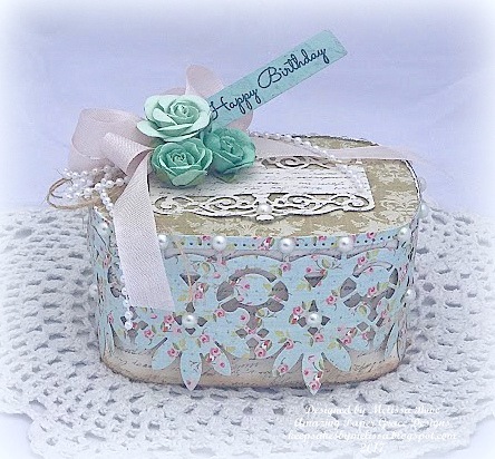 Creating from the Heart: ♥ Graceful Floral Lace Gift Set ♥