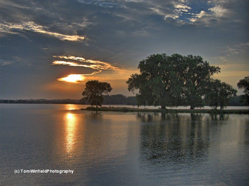 Tom Winfield Photography: Lake Manawa Sunrise
