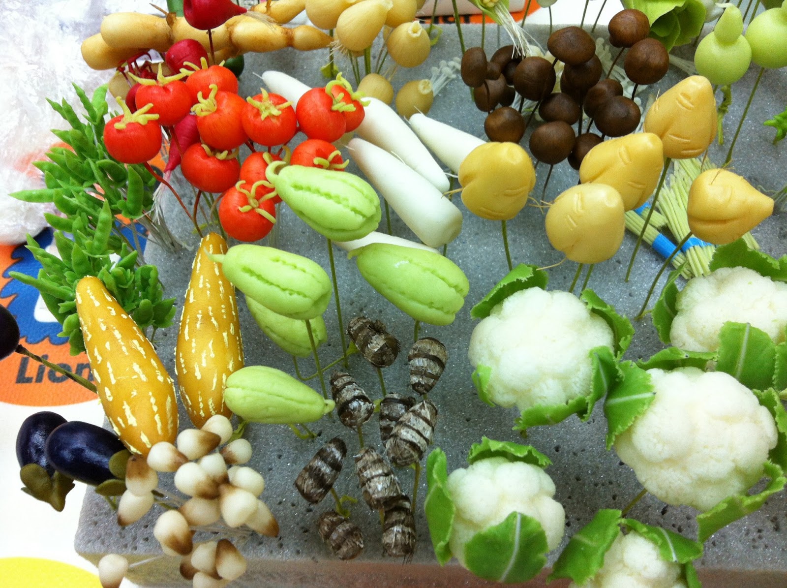 My Paper Clay Projects: My Miniature Vegetables