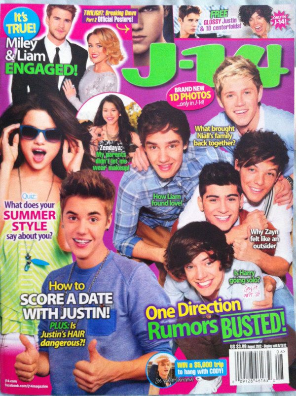 One Direction Fans: One Direction en J - 14 Magazine (julio - agosto)