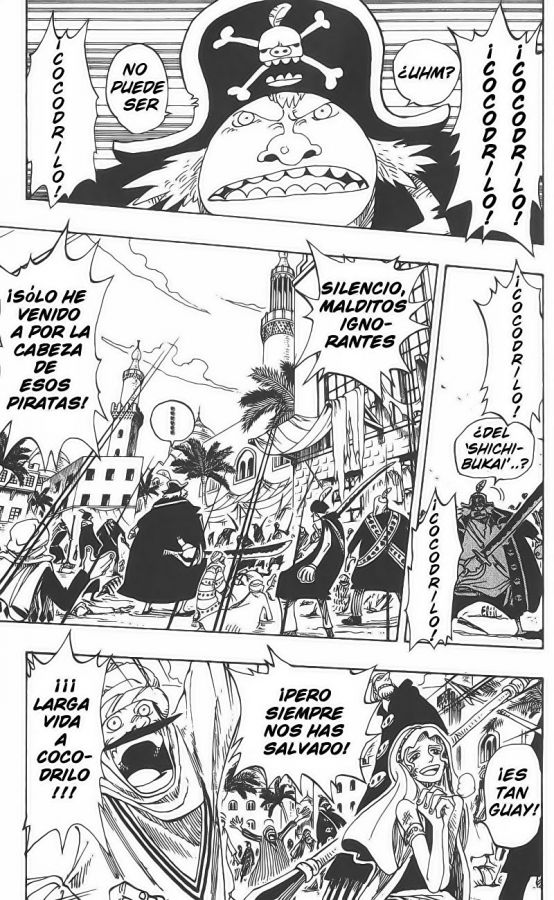 One Piece Manga Capitulo 155. Sir Crocodile. El pirata ~ ParaisoGrandLine