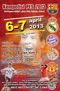 Pro Evolution Soccer Community blog: Kompetisi PES 2013 PS3