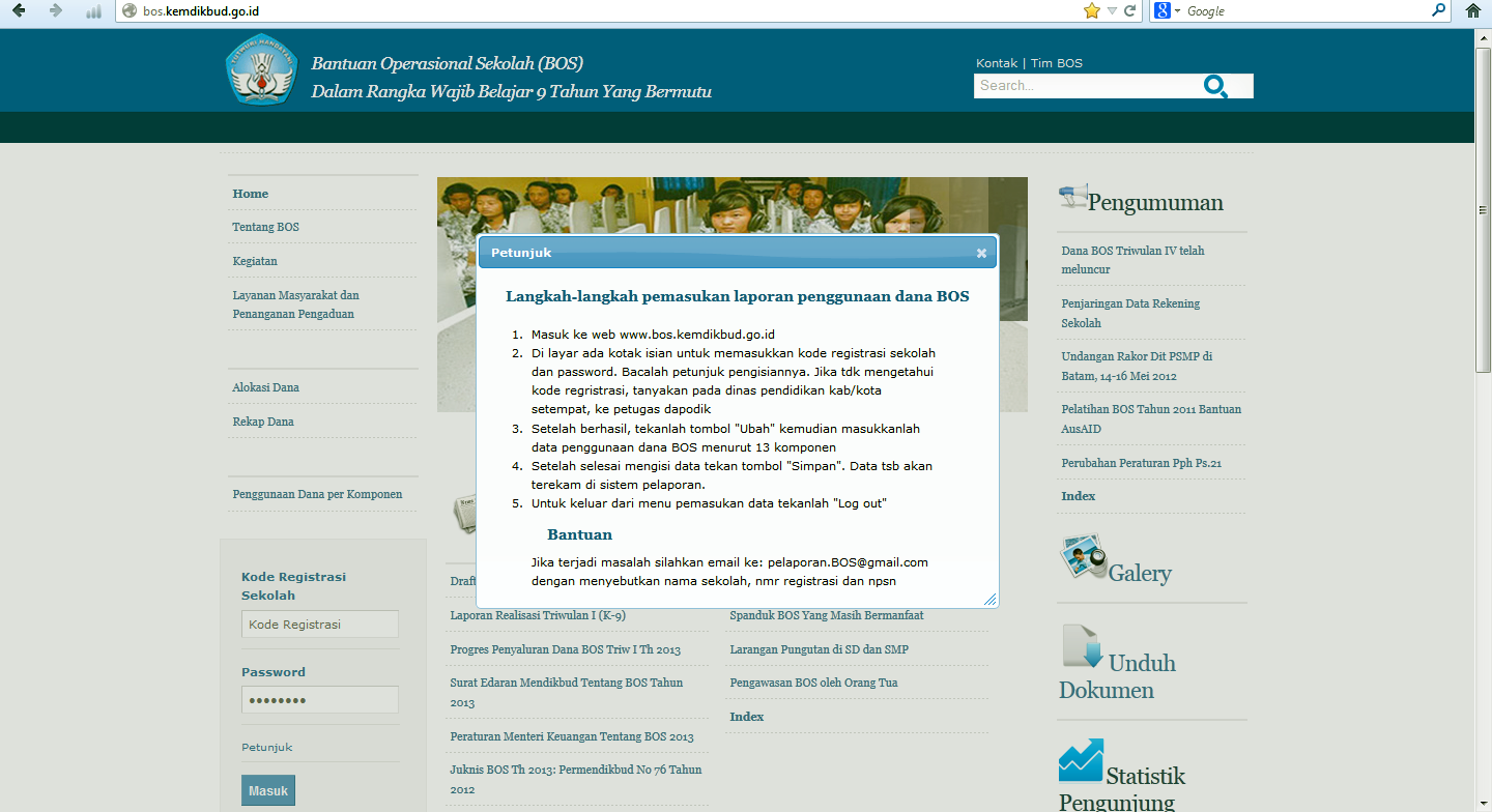 Operator Sekolah Kota Bogor: Laporan Penggunaan Dana BOS
