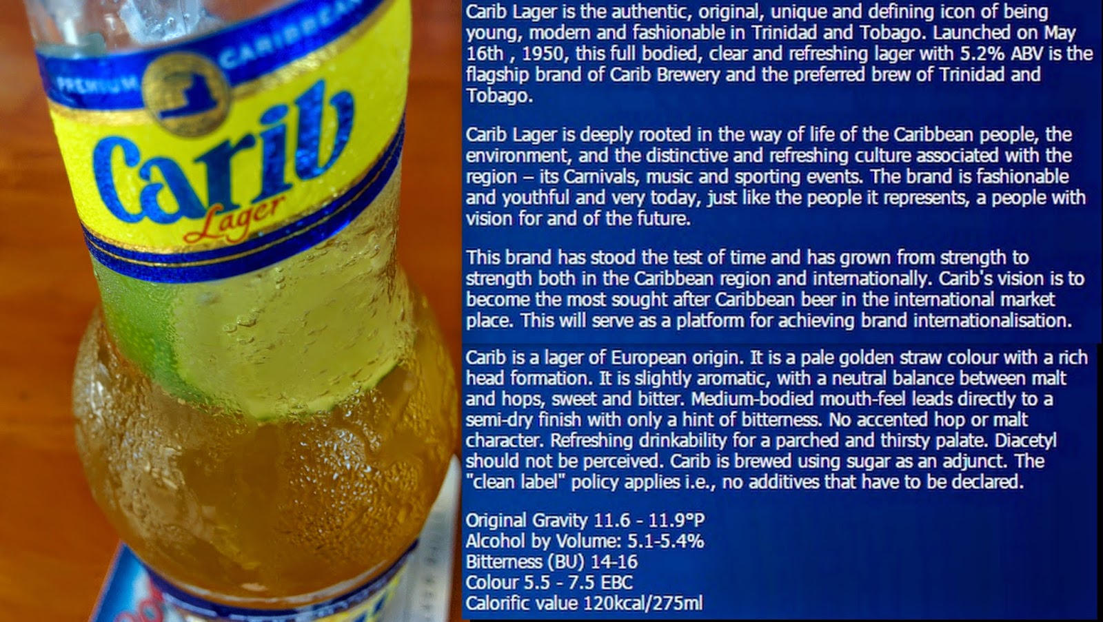 Bräuista: Carib Lager