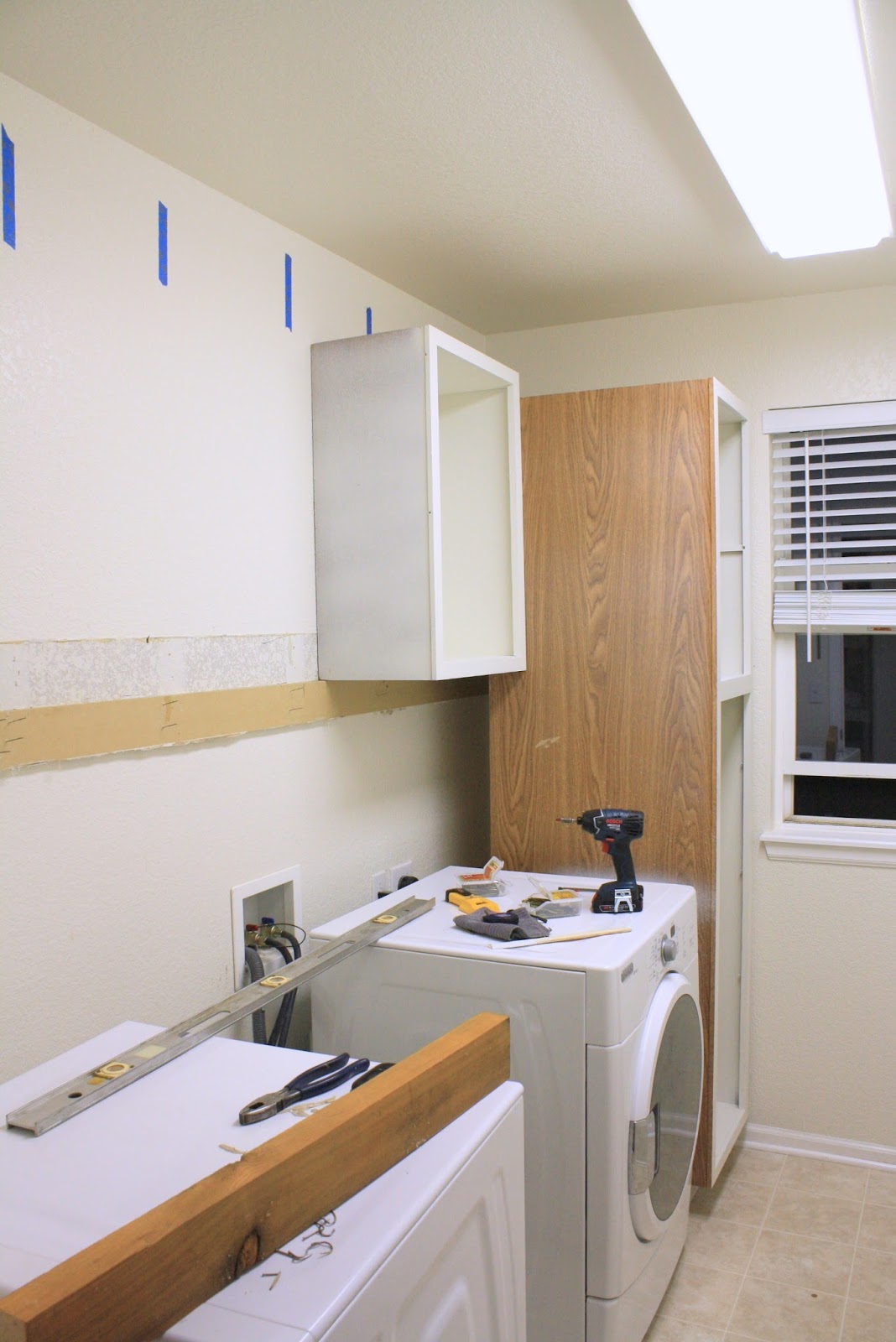 Tanner Projects: Laundry Room Progress