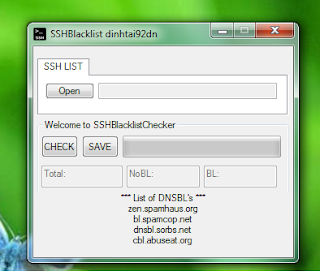Check blacklist SSH - SSHBlackListChecker - MMO