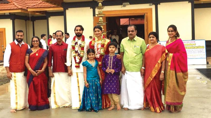 Malayalam Actress Divyaa Unni ties knot in Houston | Indian Celebrity ...