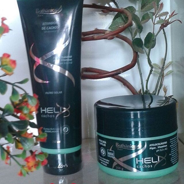 cansou cacheou: Resenha Mascara Capilar e Ativar de Cachos ,Linha Helix ...