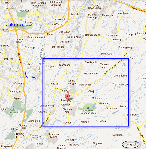 Cileungsi.com: Peta Cileungsi & Petunjuk Arah