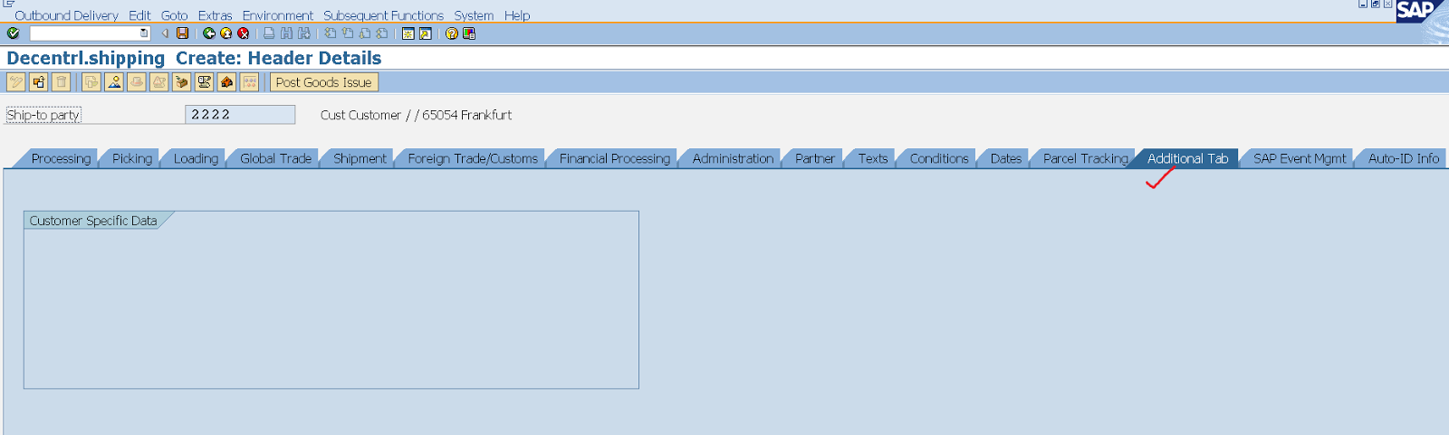 Gyan Factory Sap Technical Project Support Screen Enhancement For Delivery Header Vl01nvl02n 8018