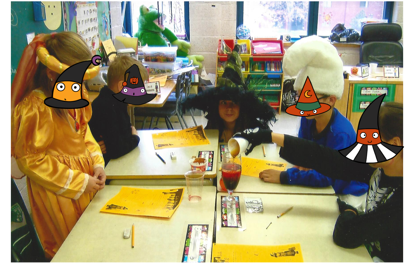 Mme Marie-Julie : Expérience pour l'Halloween: La potion de la sorcière