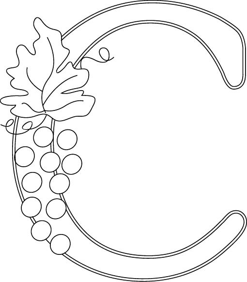 Shawkl Designs: Wednesday Wine Country Monograms -- C