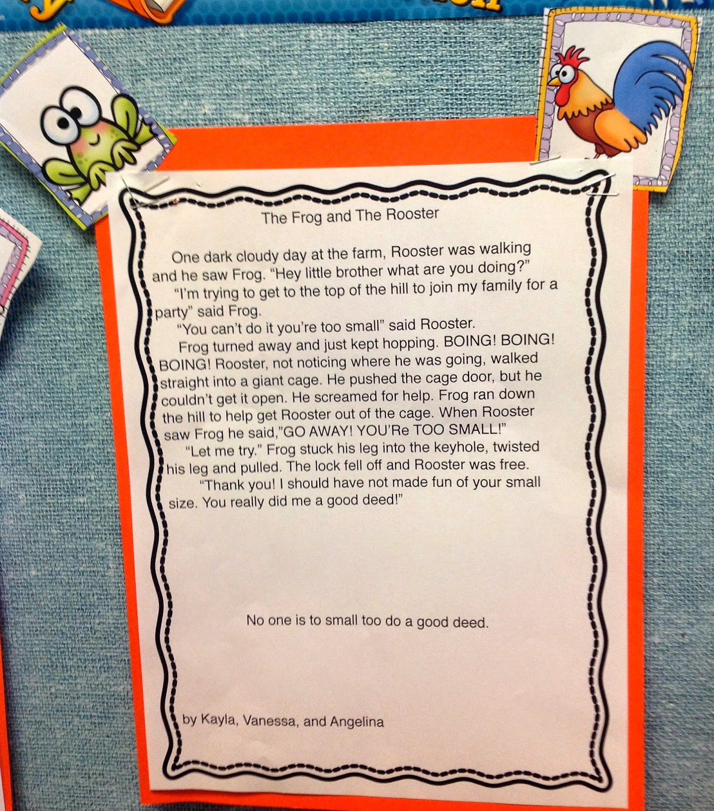 Creative Connections in the Classroom: Fable Writing