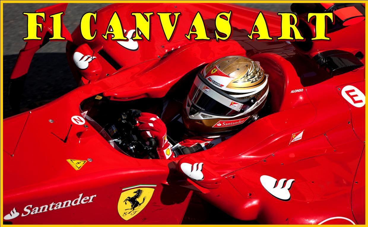 Exclusive Canvas Wall Art: F1 Canvas Art