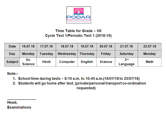 PT 1 Exam Time Table Syllabus pt-1-exam-time-table-syllabus