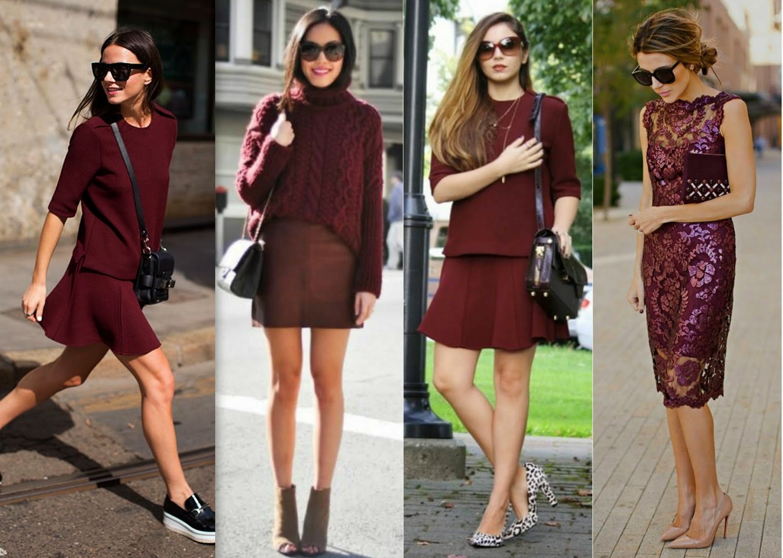 Hora de Diva: Marsala, a cor do ano: Inspirações