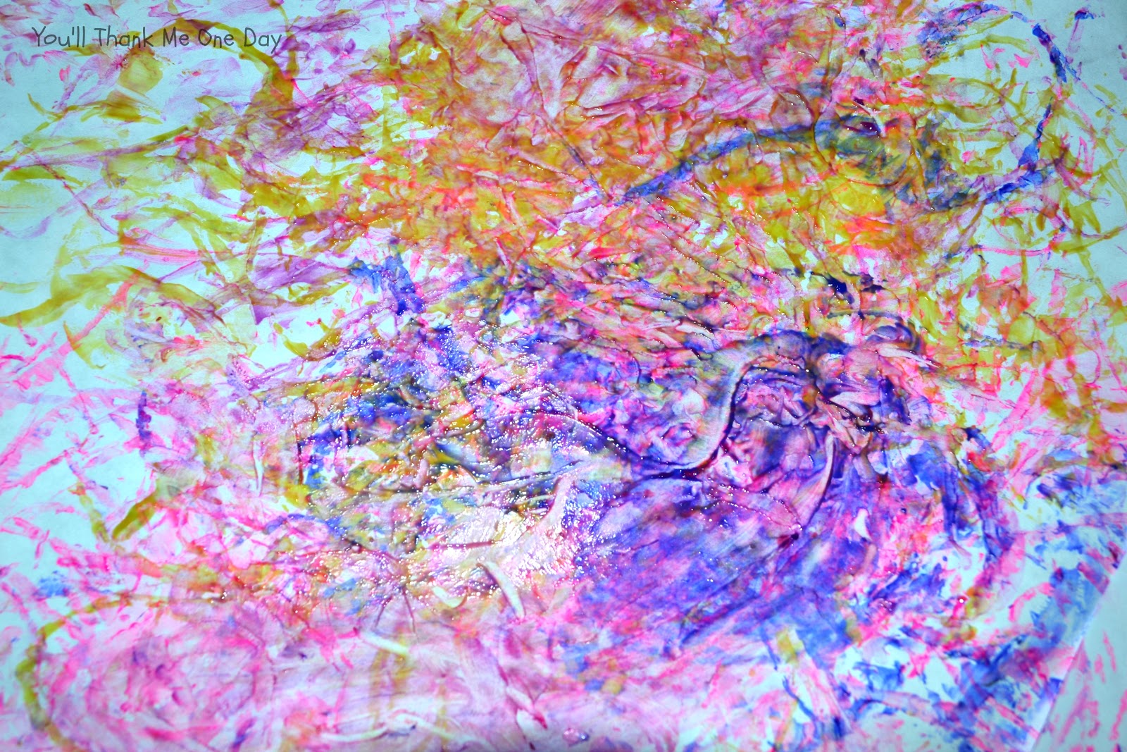 You'll Thank Me One Day: Spaghetti Painting