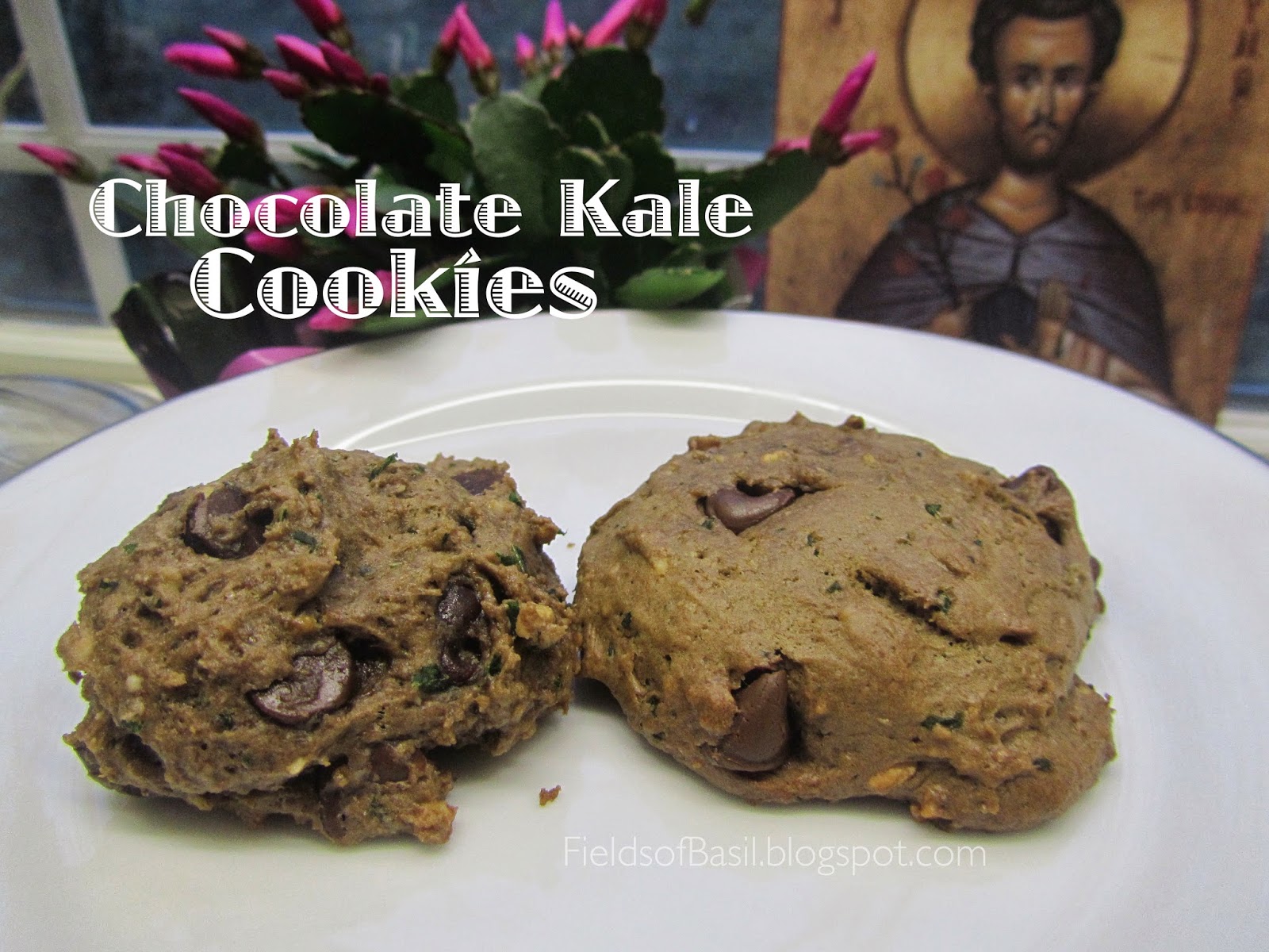 Fields of Basil: Chocolate Chip Kale Cookies