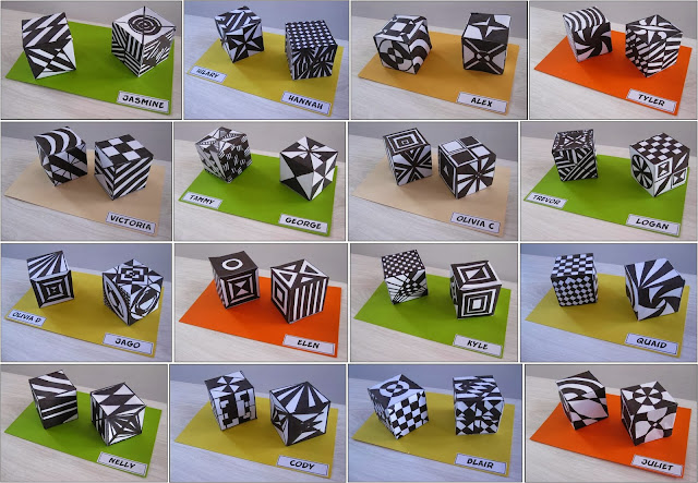 Room 8 - Halcombe School: Groovy 3D Box Art