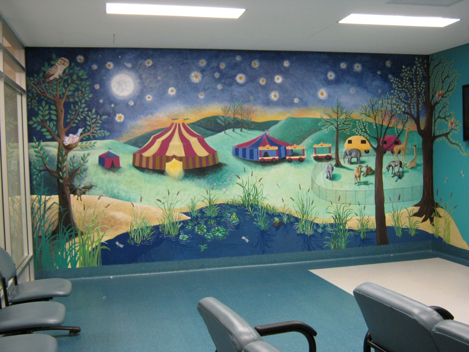 Creativity for the Creator: Murals in Hospitals