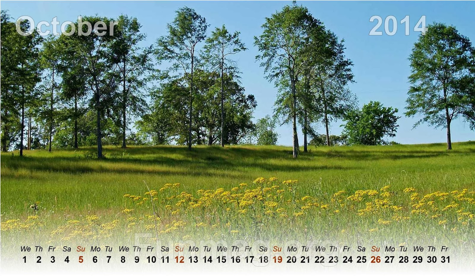 Aspundir: Nature Calendar 2014